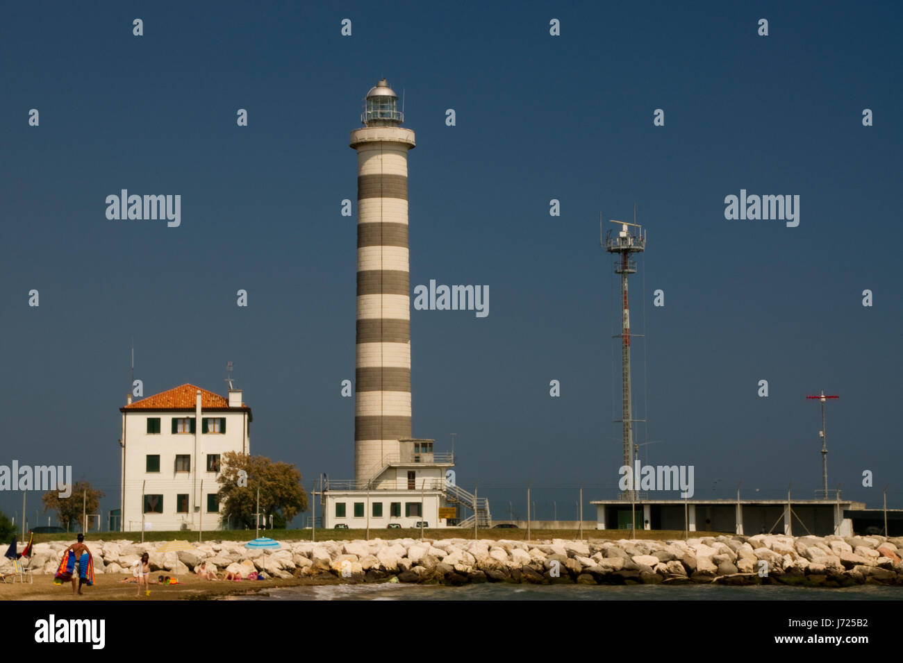 lighthouse island tower navaids Stock Photo - Alamy