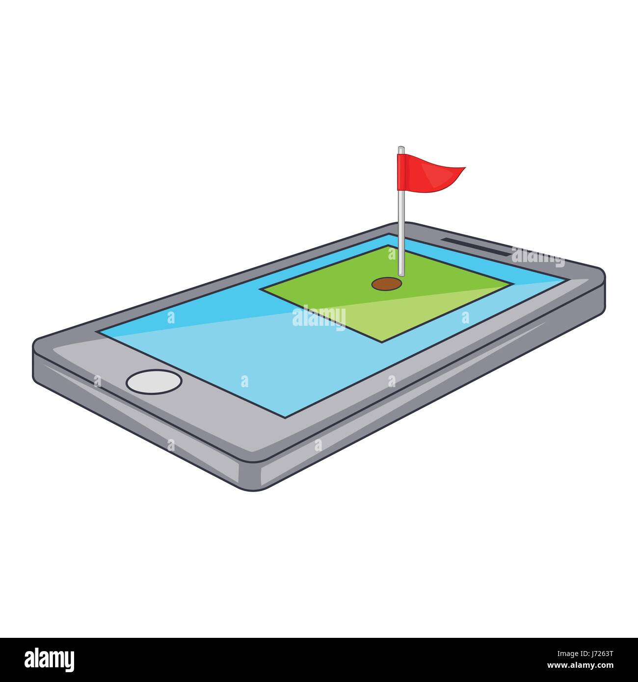 Golf club cartoon web Cut Out Stock Images & Pictures - Alamy
