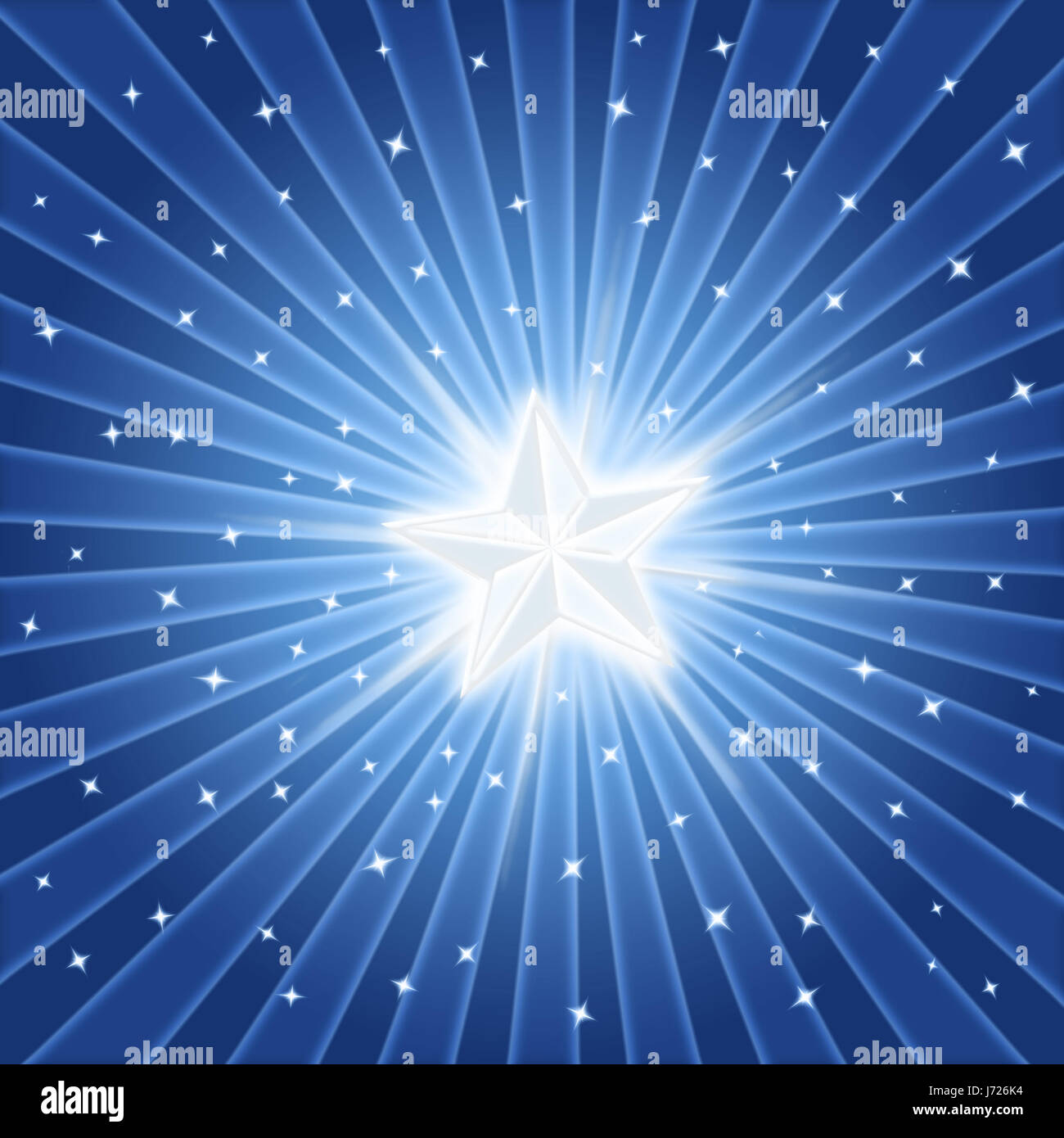 blue illustration burst blast star heavenly body celestial body fixed ...