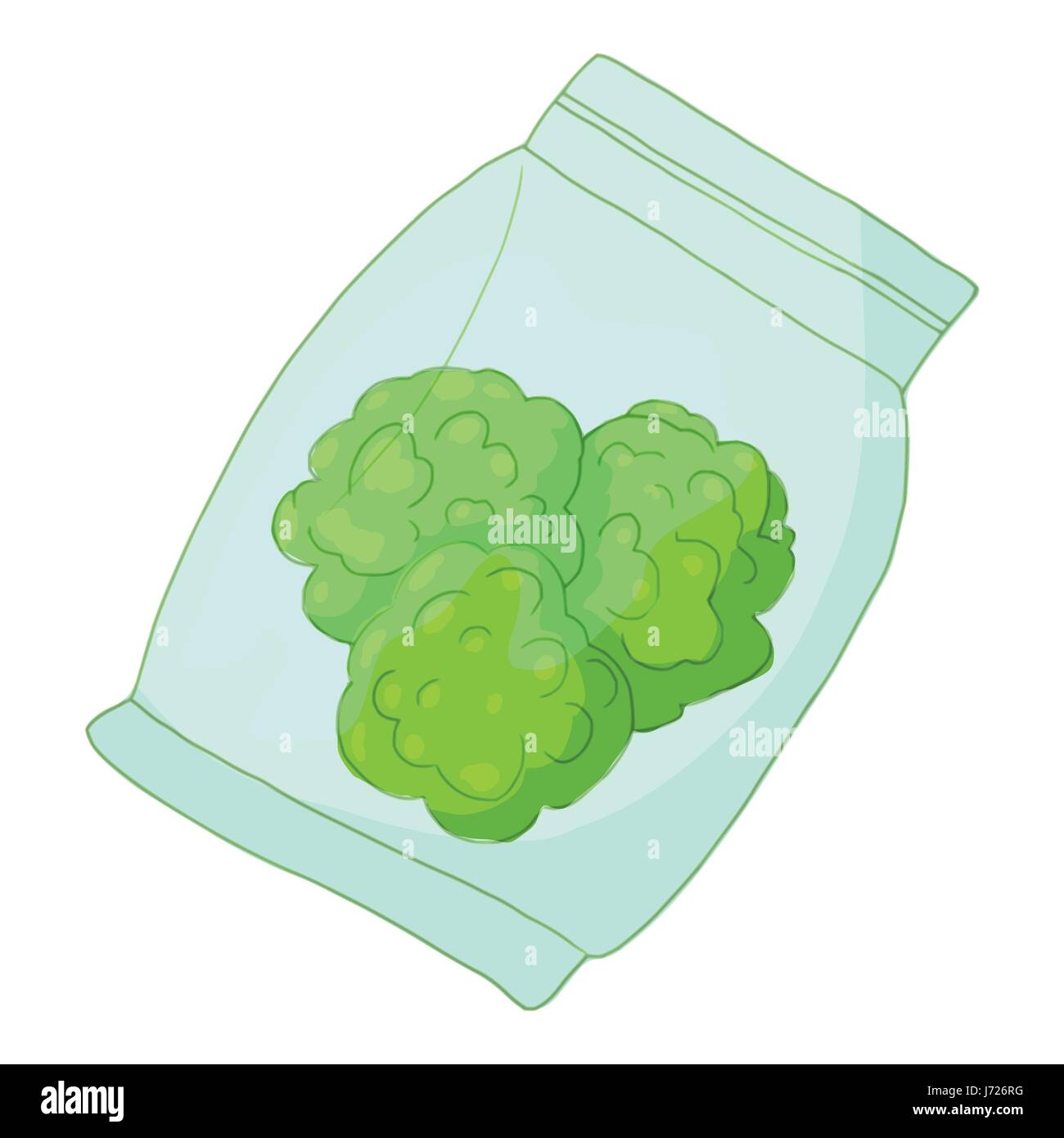 Cartoon bag weed hi-res stock photography and images - Alamy