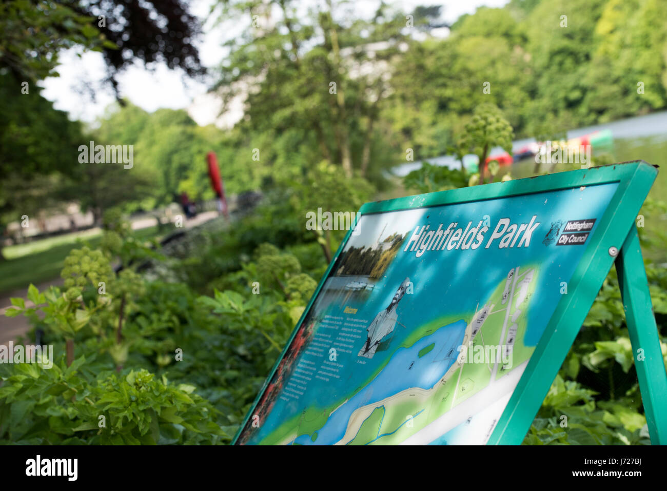 Highfields University Park, Nottingham England UK Stock Photo - Alamy