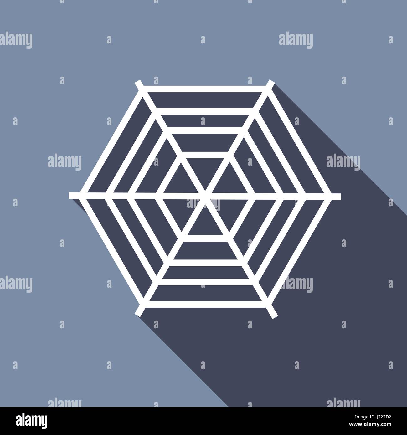 Spiderweb icon, flat style Stock Vector Image & Art - Alamy