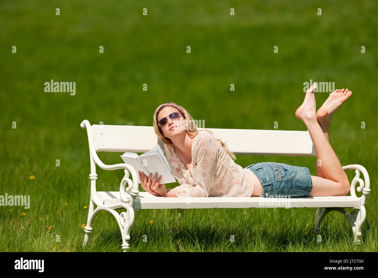 woman outdoor facilitate ease resting relax recover relaxing recovering ...
