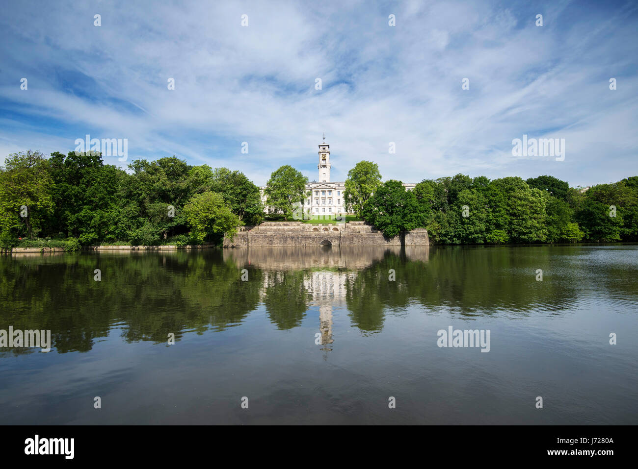Highfields lake park trent building hi-res stock photography and images ...