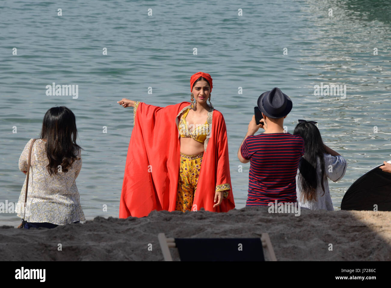 70th Cannes Film Festival 2017, Sonam Kapoor, photo shooting on the ...