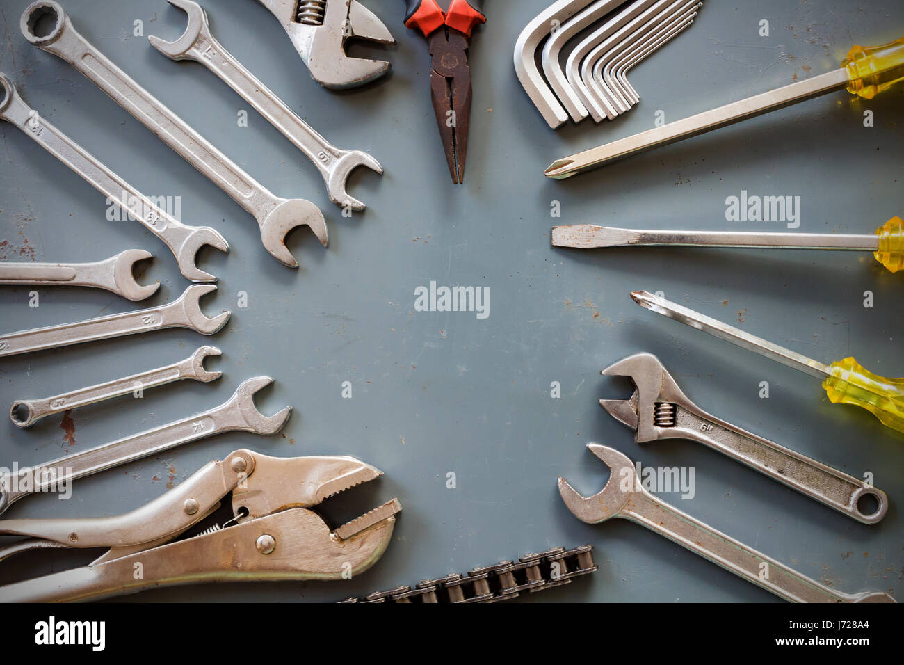 Group of tools hi-res stock photography and images - Alamy