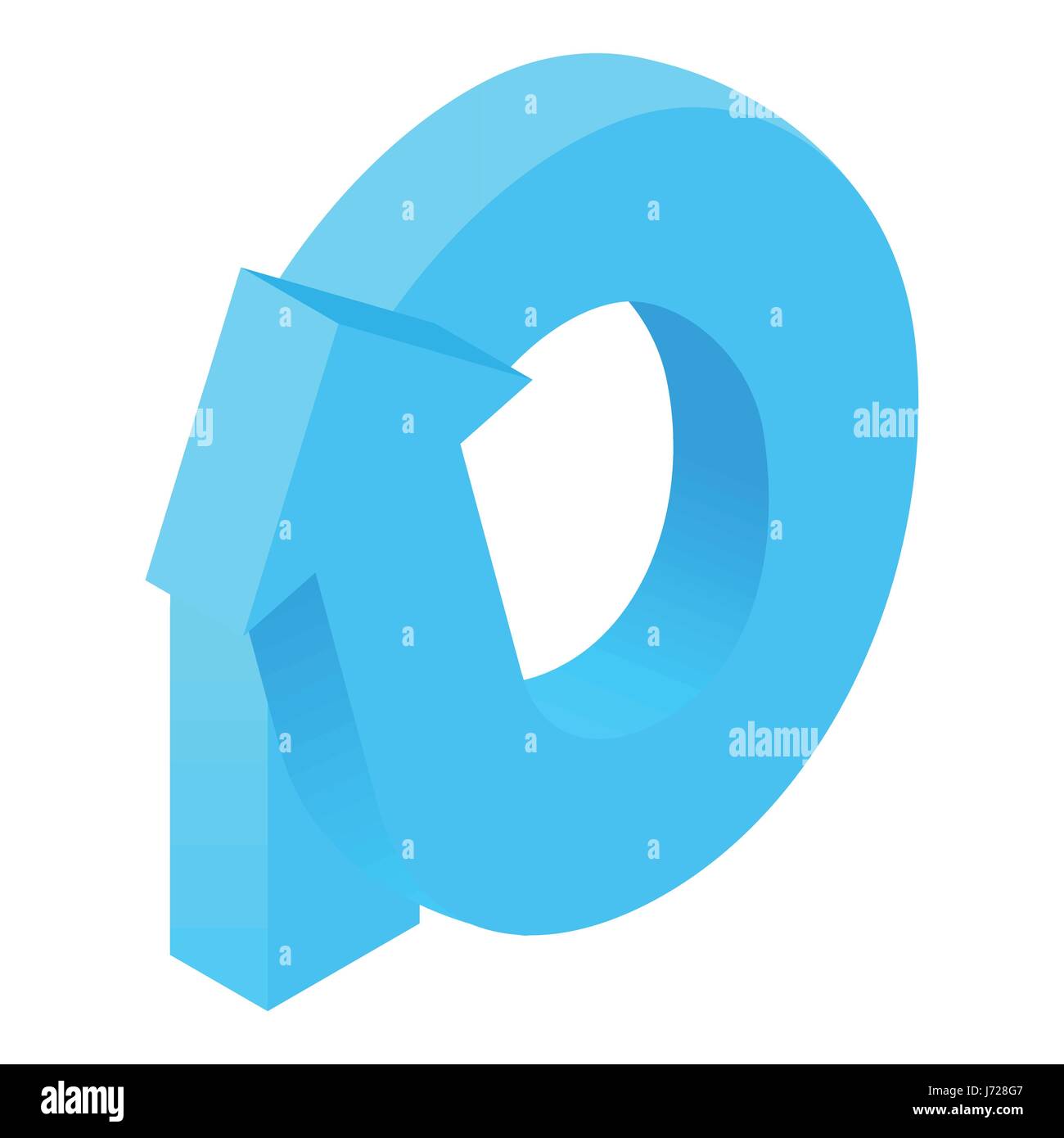 Round arrow icon, cartoon style Stock Vector Image & Art - Alamy