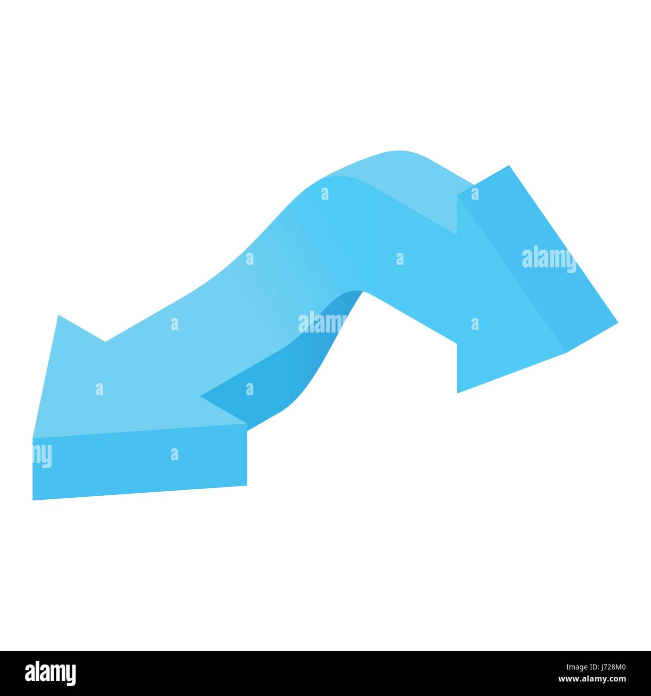 Two arrows icon, cartoon style Stock Vector Image & Art - Alamy