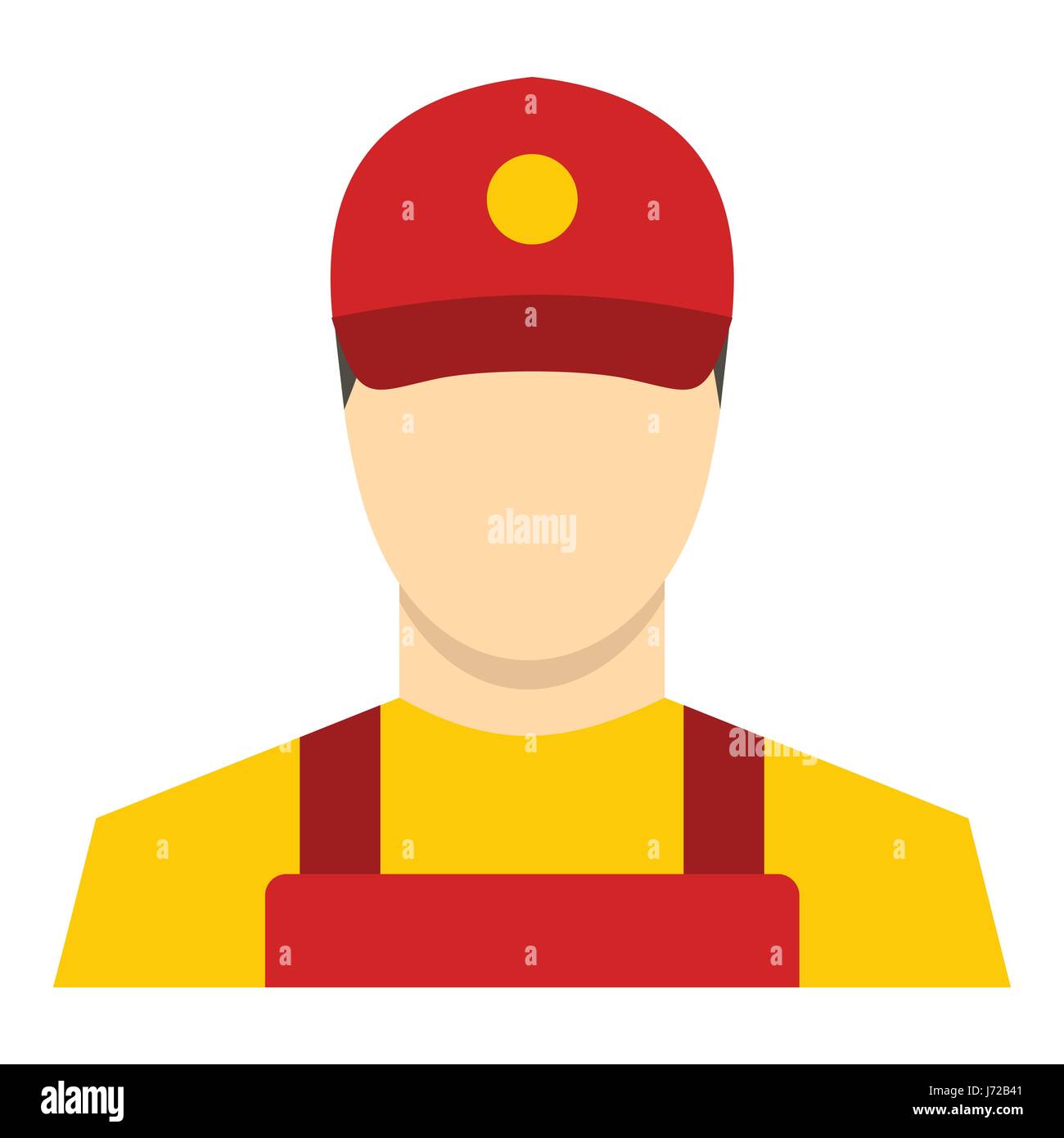 Courier icon, flat style Stock Vector Image & Art - Alamy