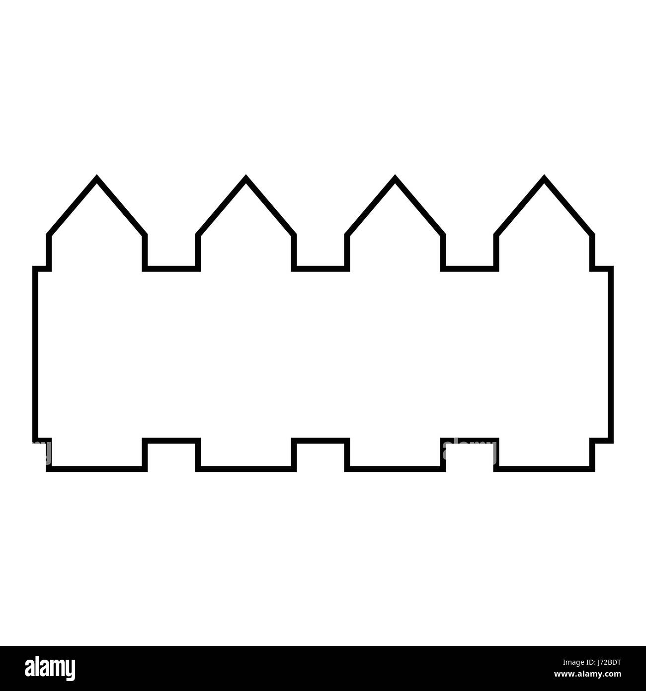 Castle icon, outline style Stock Vector Image & Art - Alamy