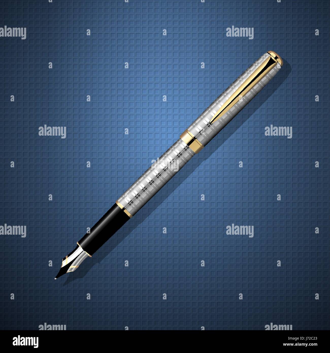 Blank contract pen Stock Vector Images - Alamy