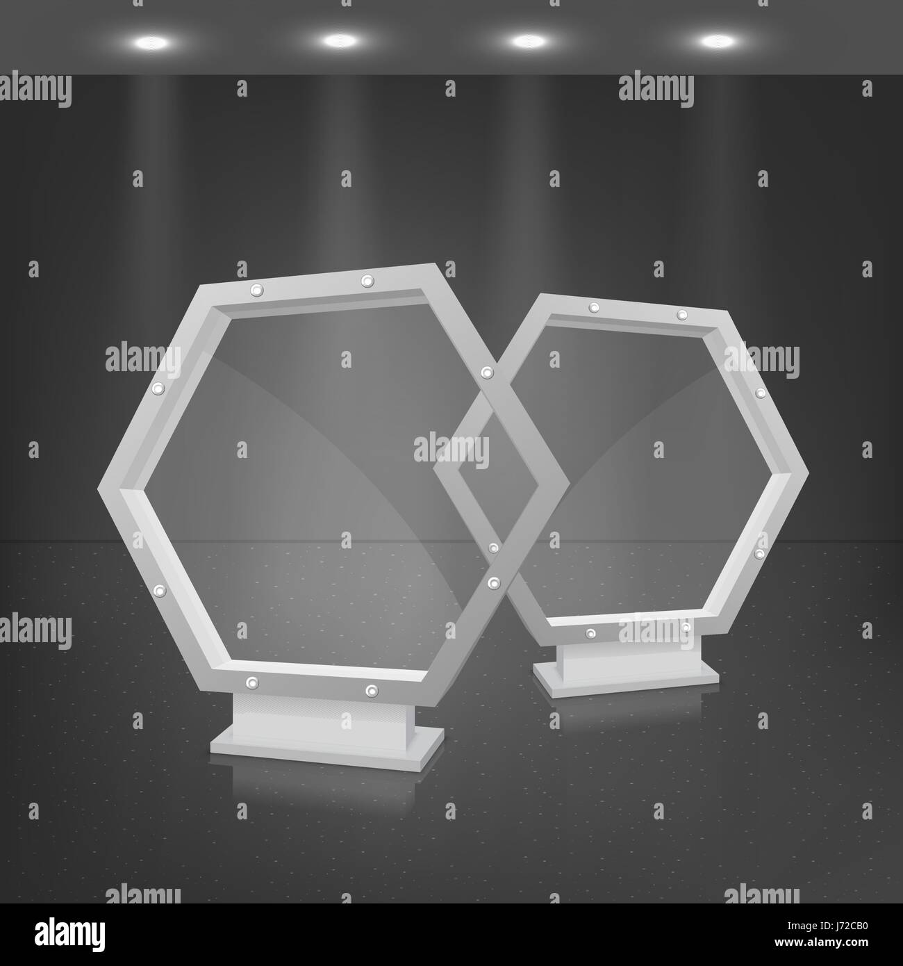 Blank lightbox Stock Vector Images - Alamy