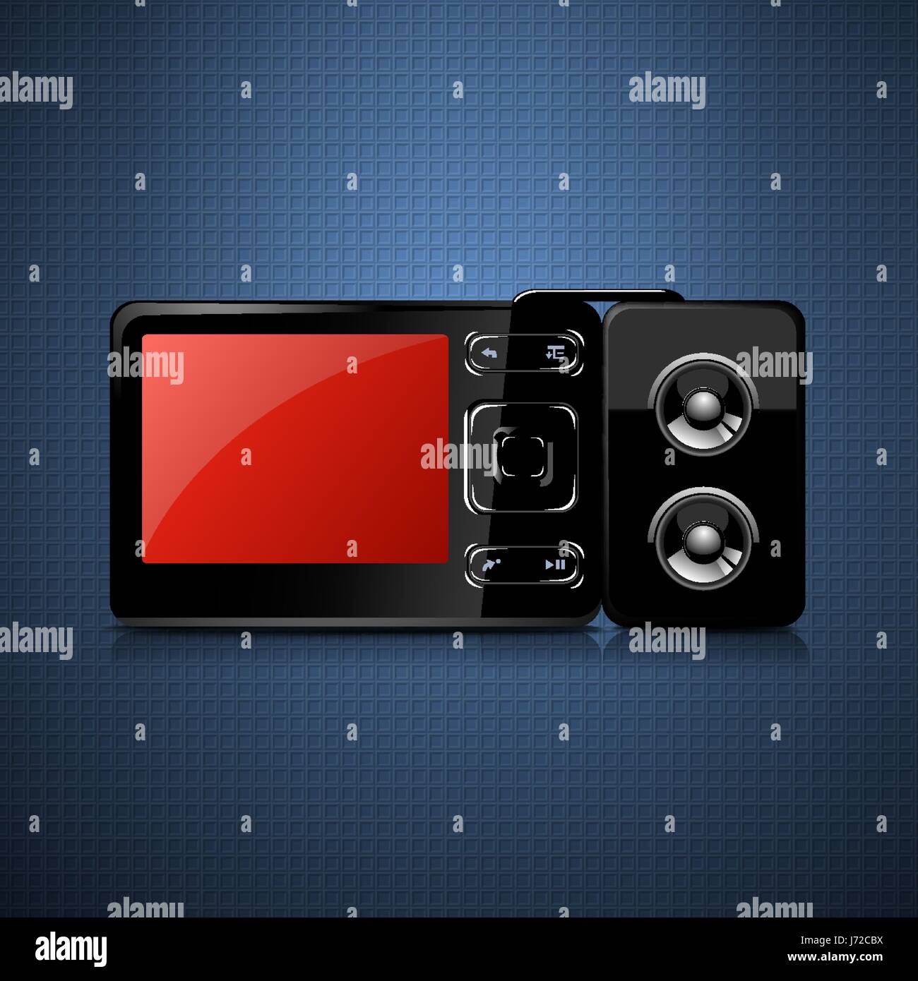 Music player interface smartphone Stock Vector Images - Alamy