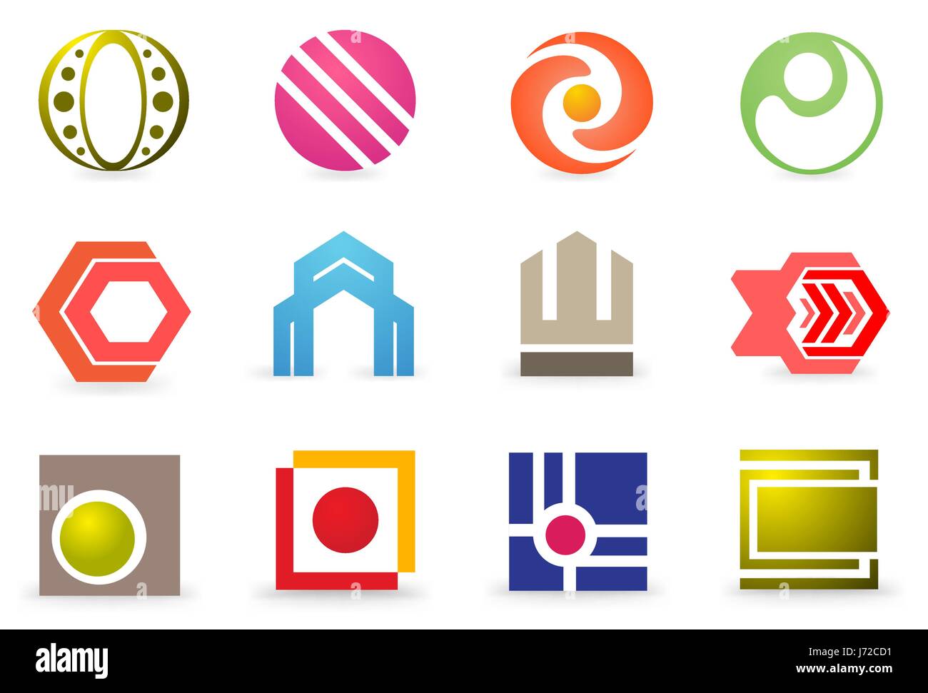 set of icons Stock Vector Image & Art - Alamy