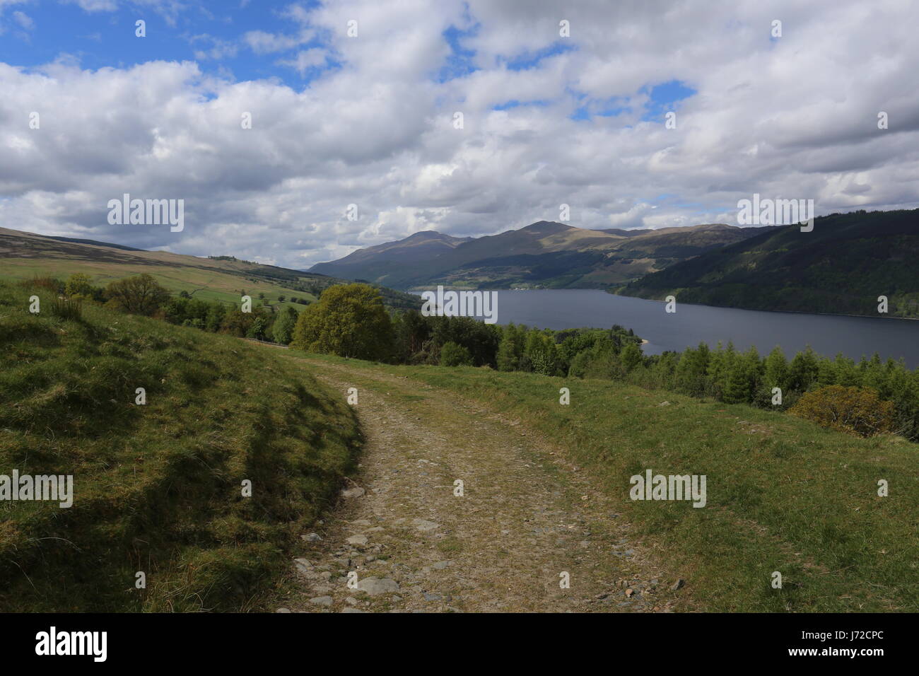 Rob Roy Way and Loch Tay Scotland May 2017 Stock Photo - Alamy