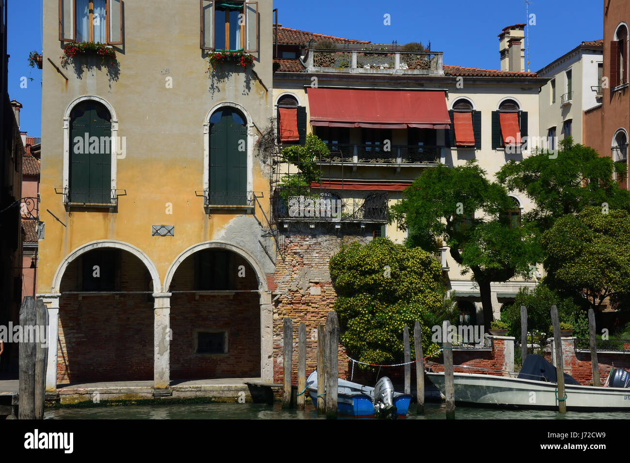 Buildings on the Venice Grand Canal - sequence Stock Photo - Alamy