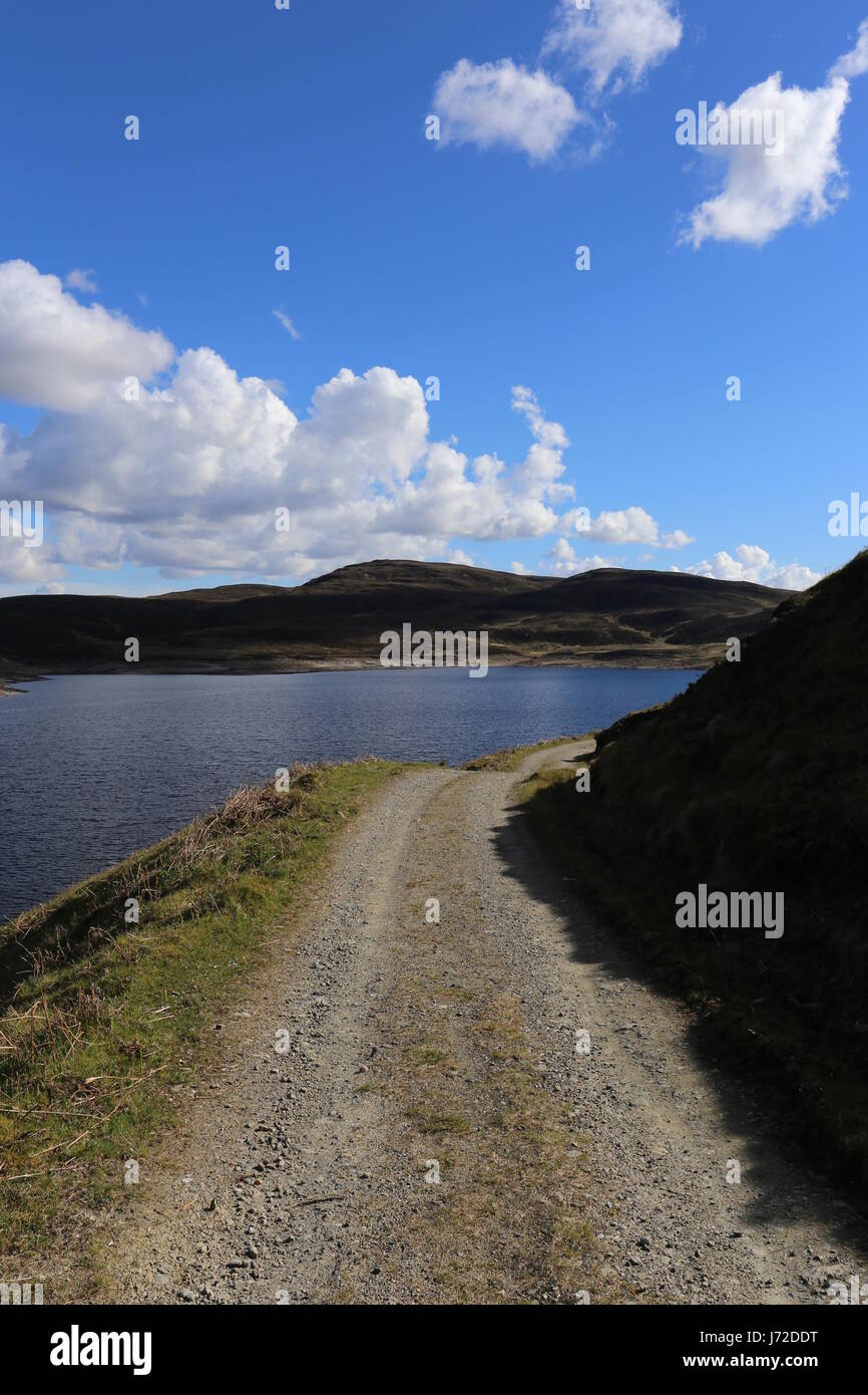Rob Roy Way and Lochan Breaclaich Scotland May 2017 Stock Photo - Alamy
