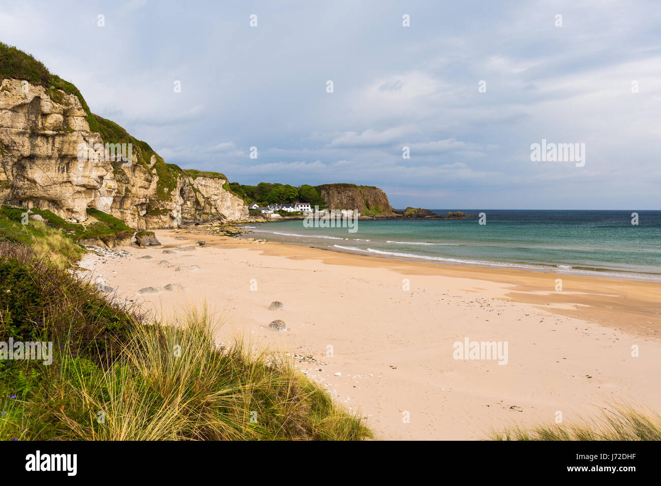 Portbradden, Co Antrim N. Ireland from Whitepark Bay Stock Photo - Alamy