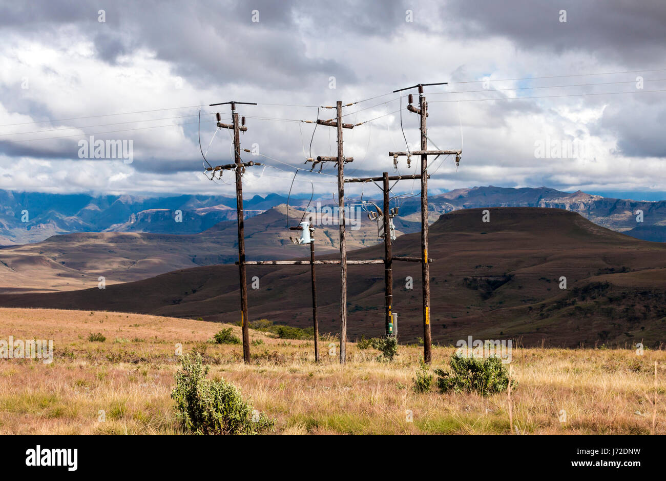 Electric pylon south africa hi-res stock photography and images - Alamy