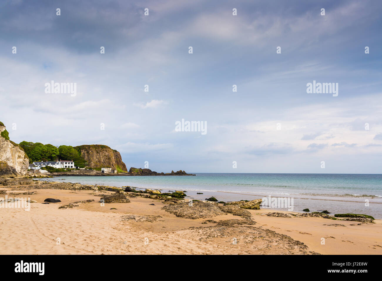 Portbradden, Co Antrim N. Ireland from Whitepark Bay Stock Photo - Alamy