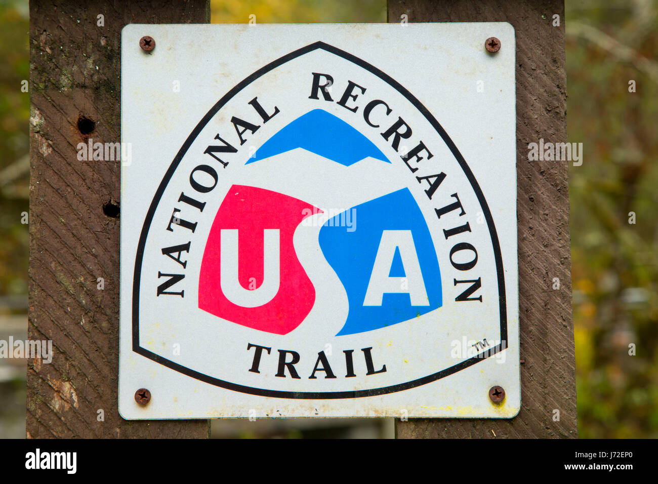 Silver falls trail sign hi-res stock photography and images - Alamy
