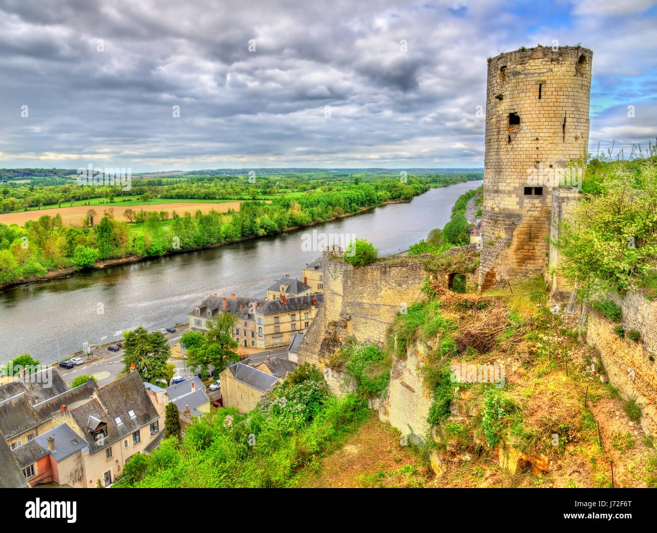 Chateau de chinon hi-res stock photography and images - Alamy