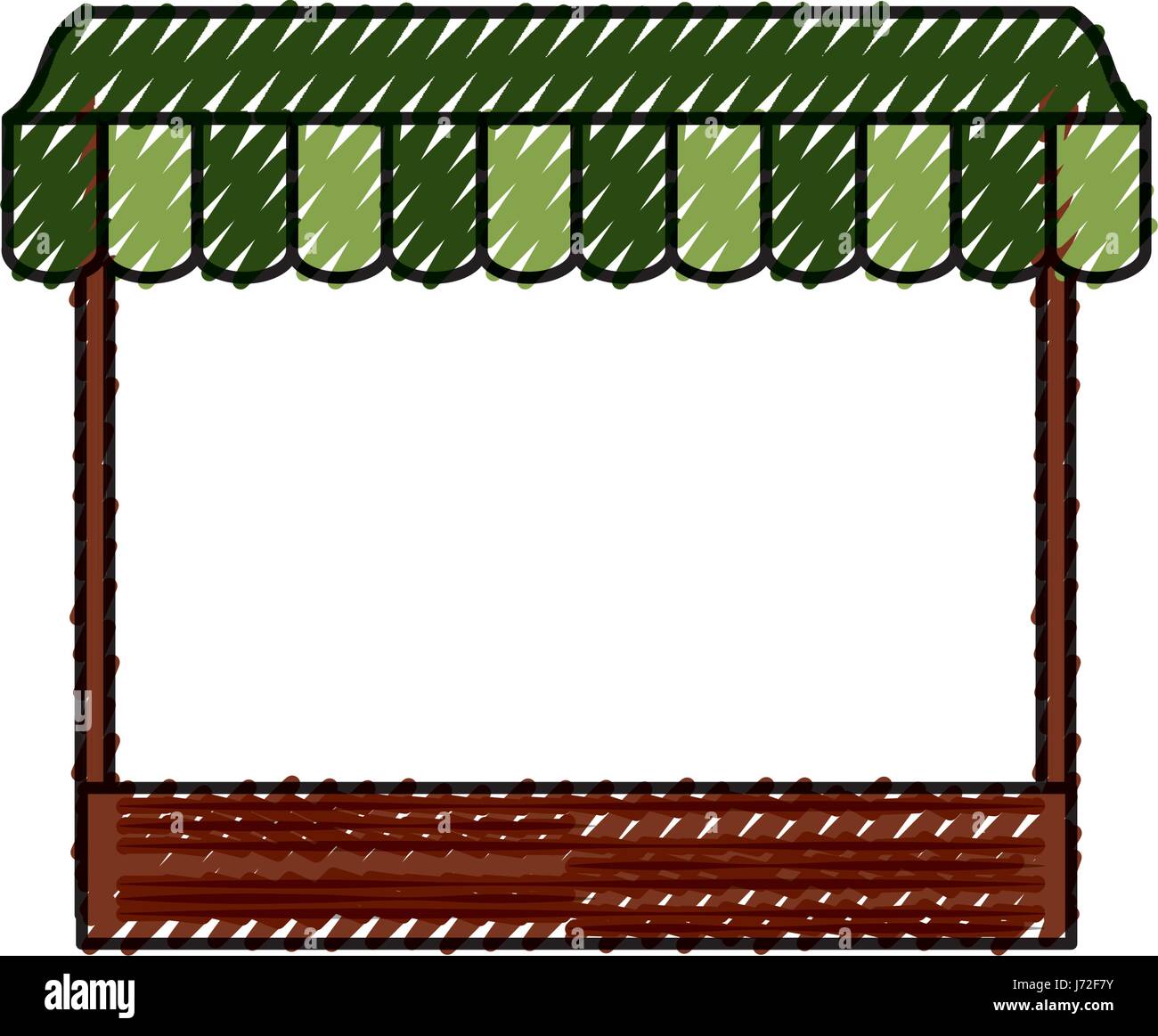wooden mini market Stock Vector Image & Art - Alamy