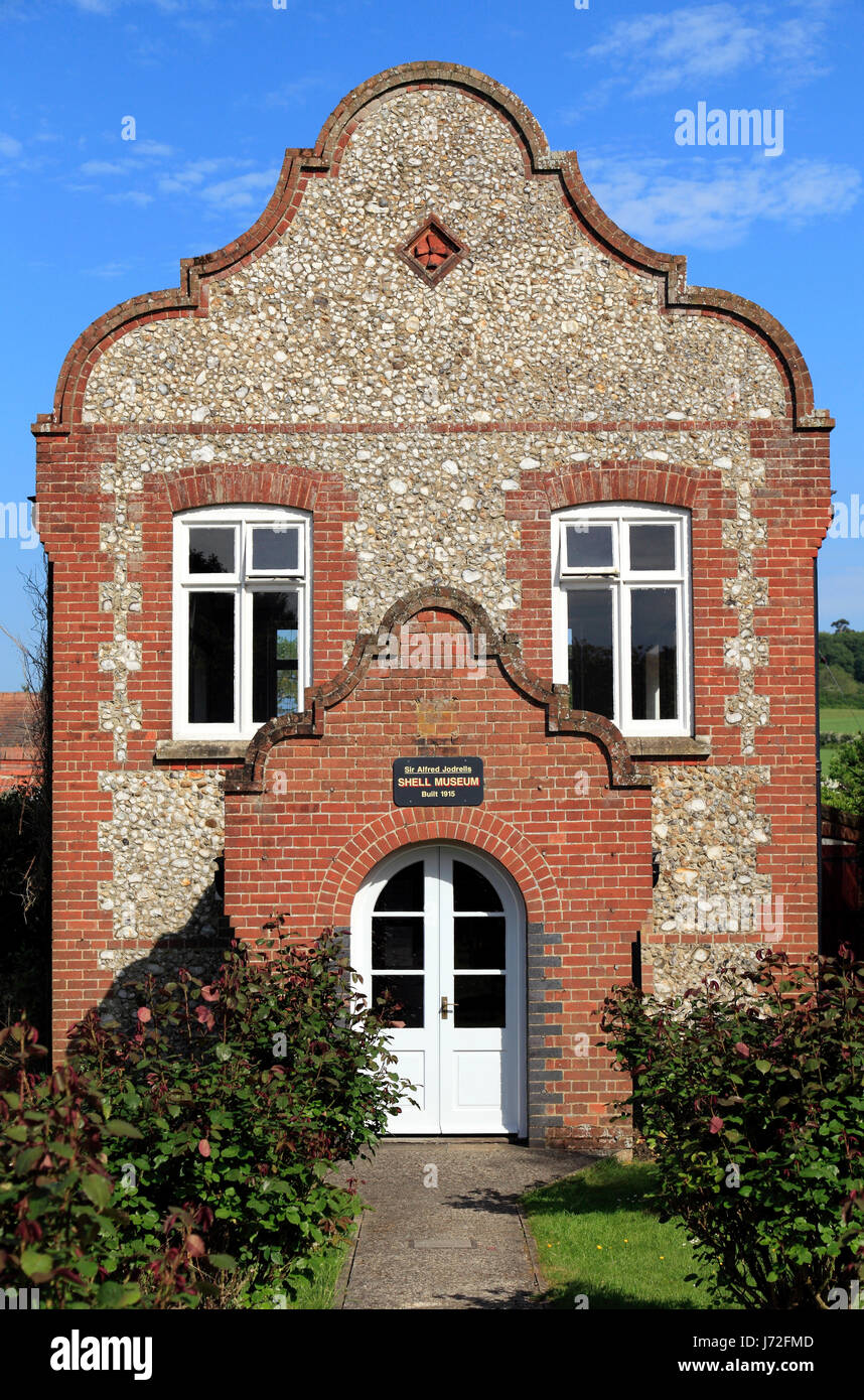 Glandford, Norfolk, Shell Museum,, England UK English museums Stock ...