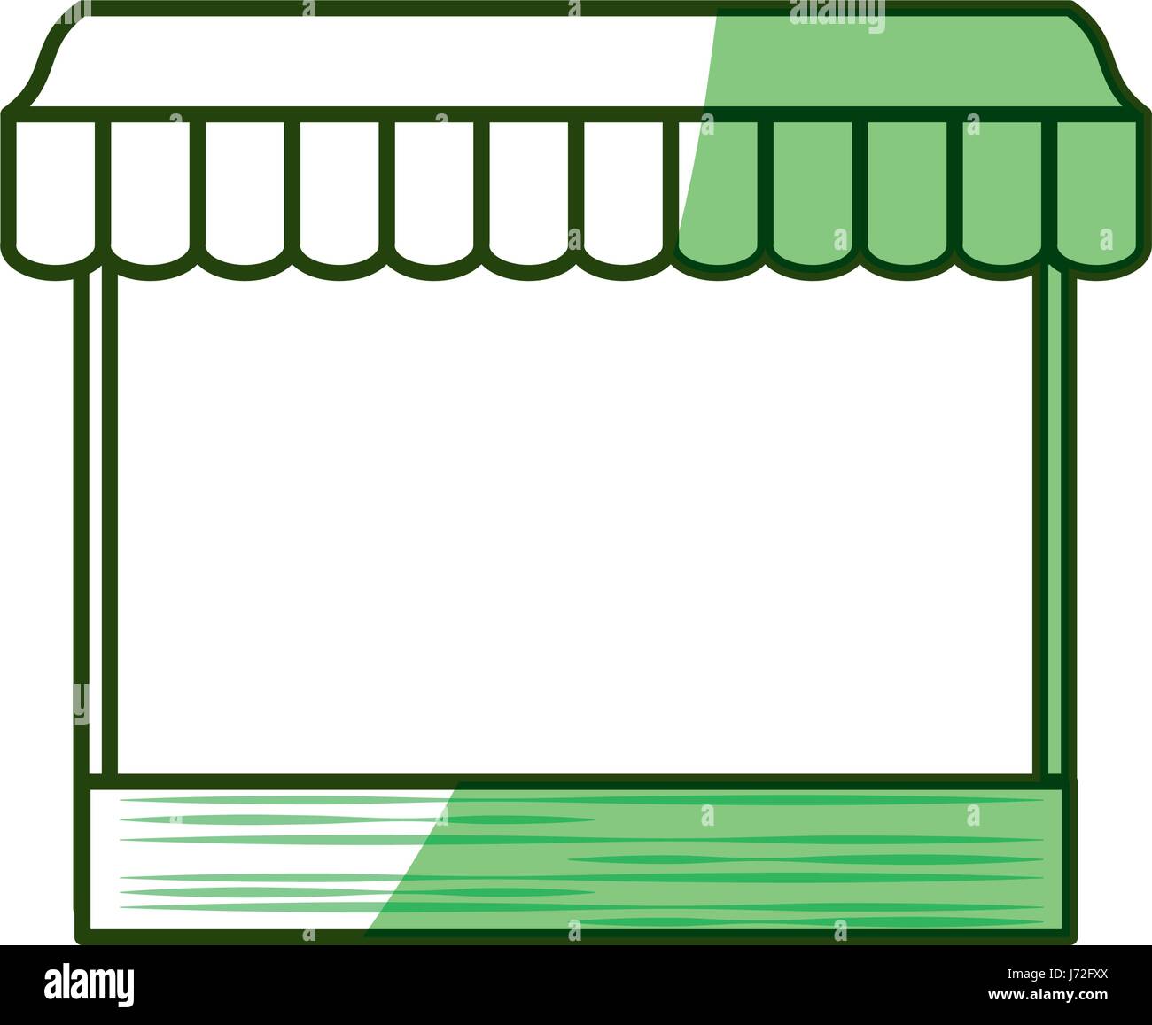 wooden mini market Stock Vector Image & Art - Alamy