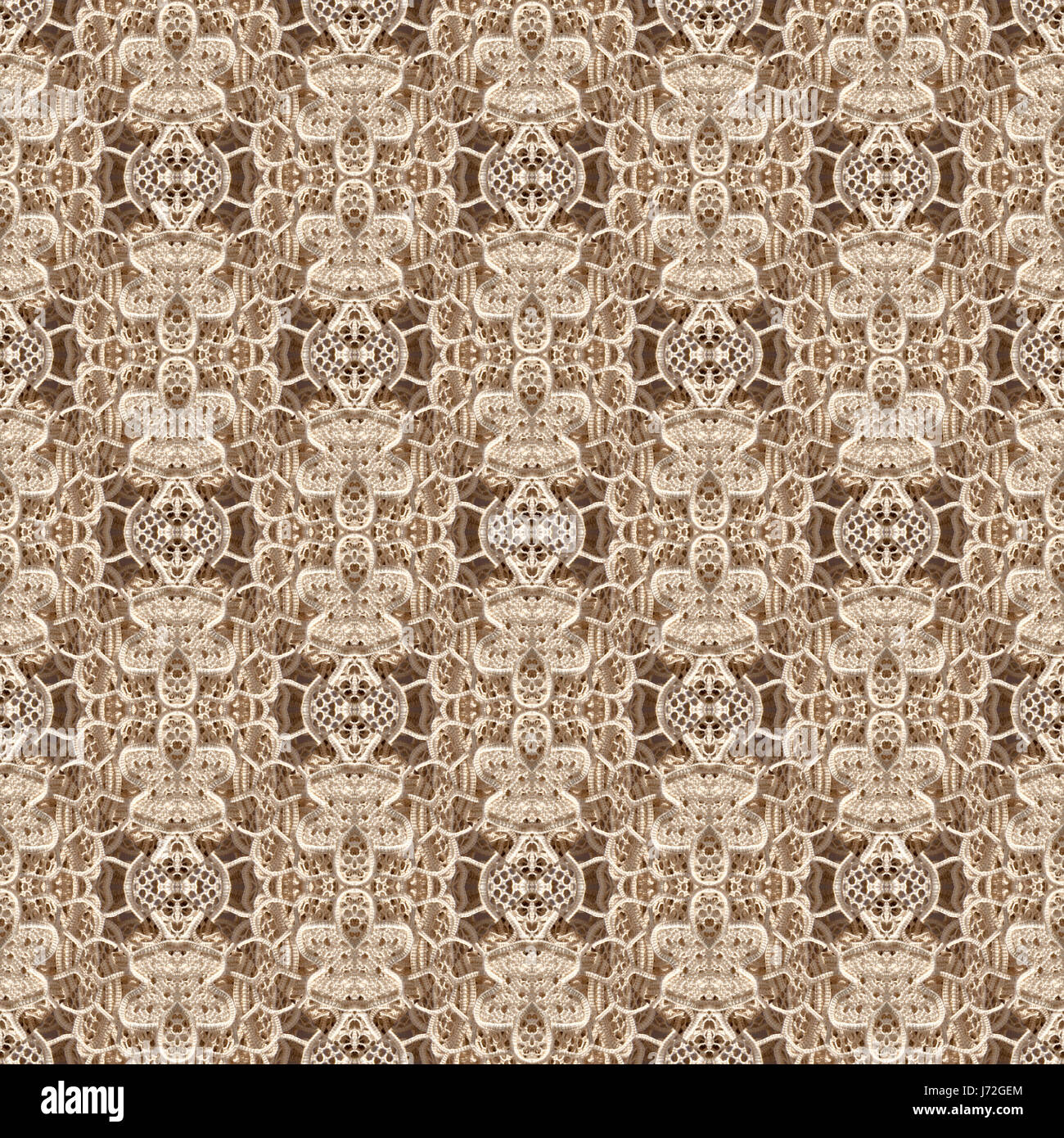 Seamlessly repeating lace pattern, digital collage from crocheted lace ...