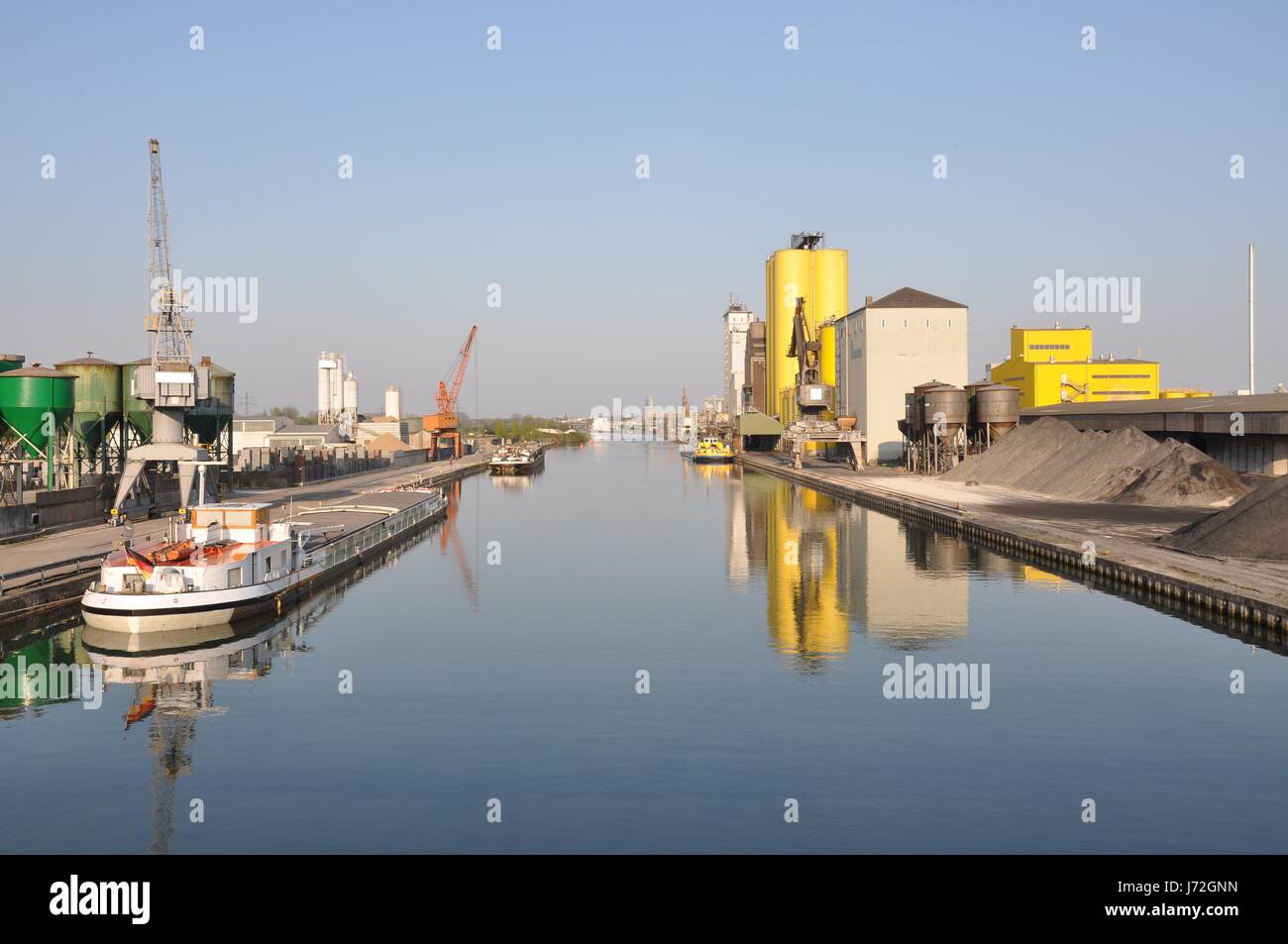 waters industry harbor channel harbours inside backdrop background ...