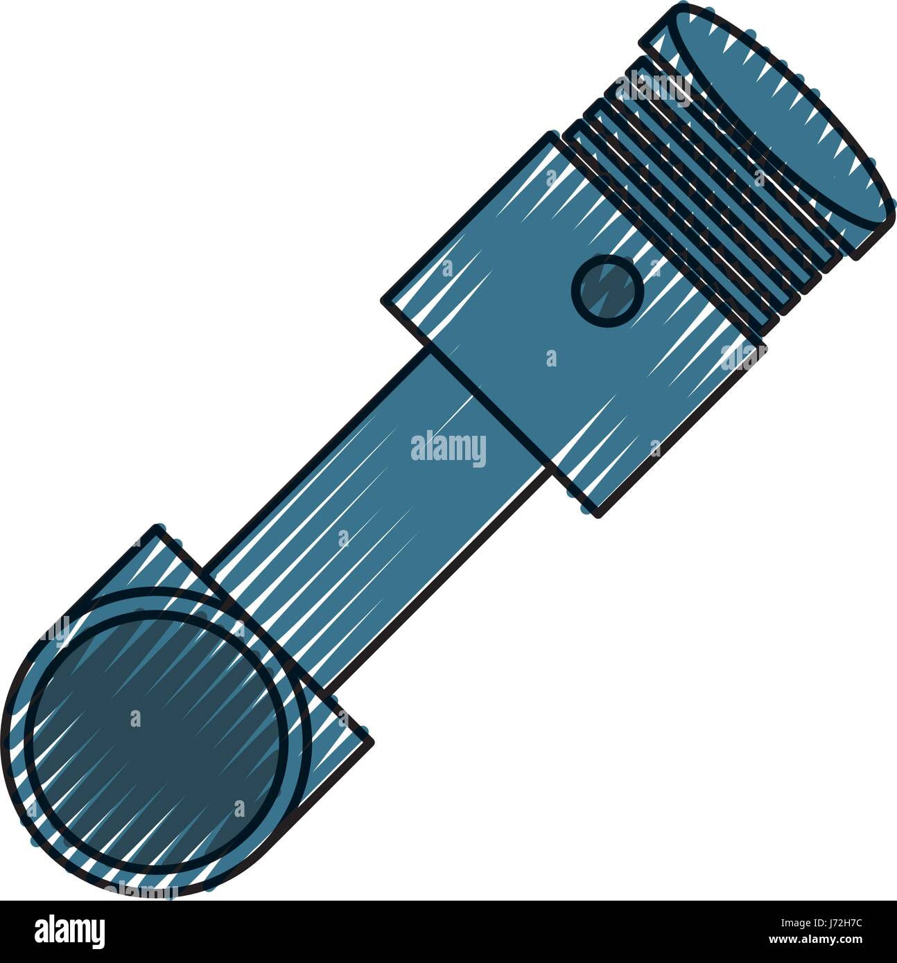 Engine piston isolated Stock Vector Image & Art - Alamy