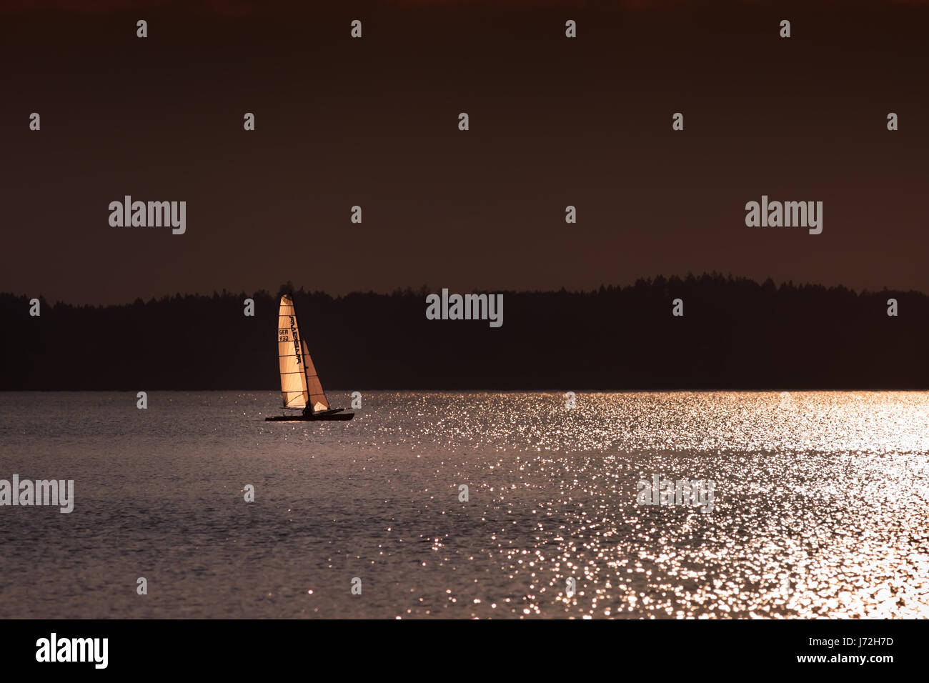 sailing into the light Stock Photo - Alamy
