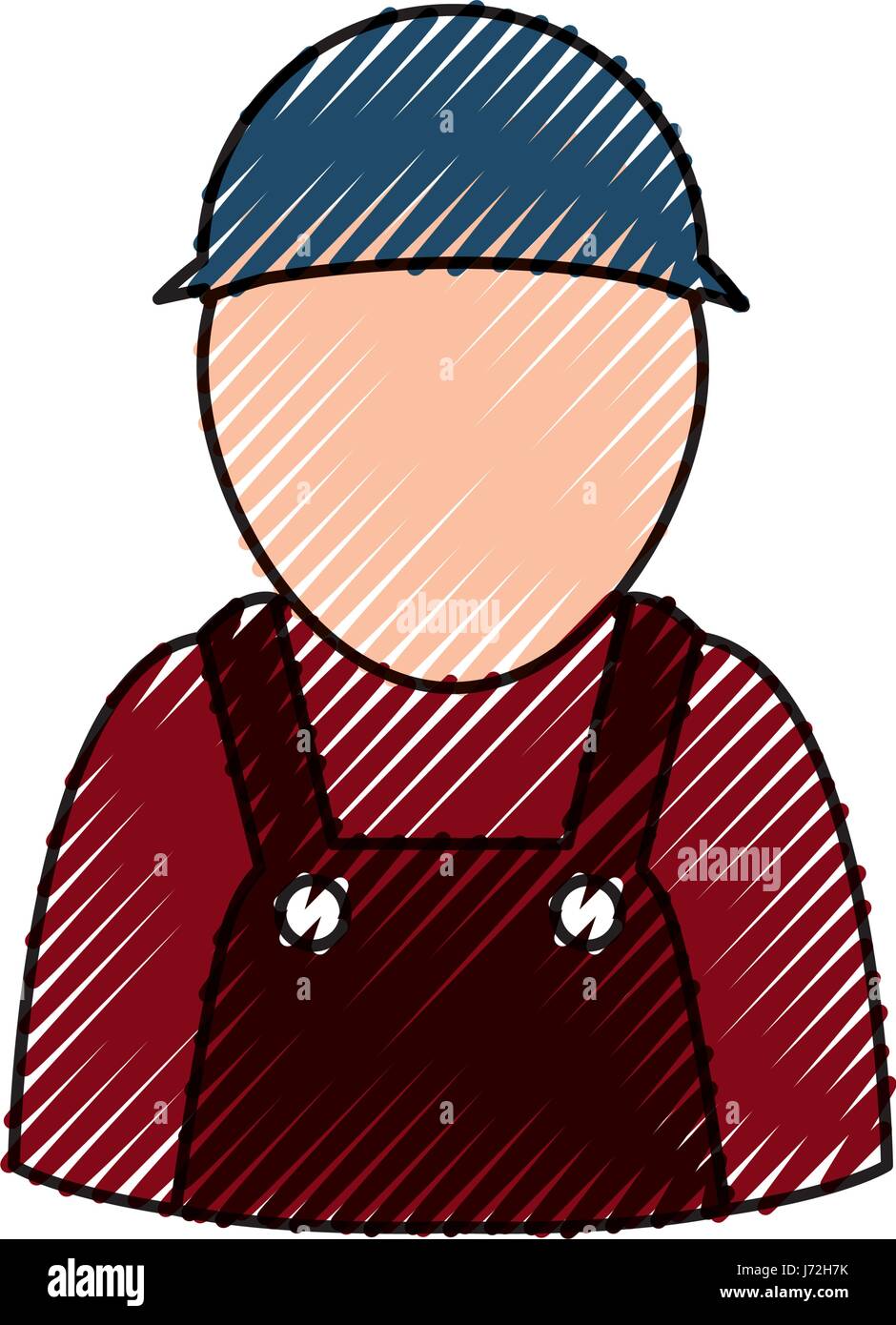 Mechanic avatar character icon High Resolution Stock Photography and ...