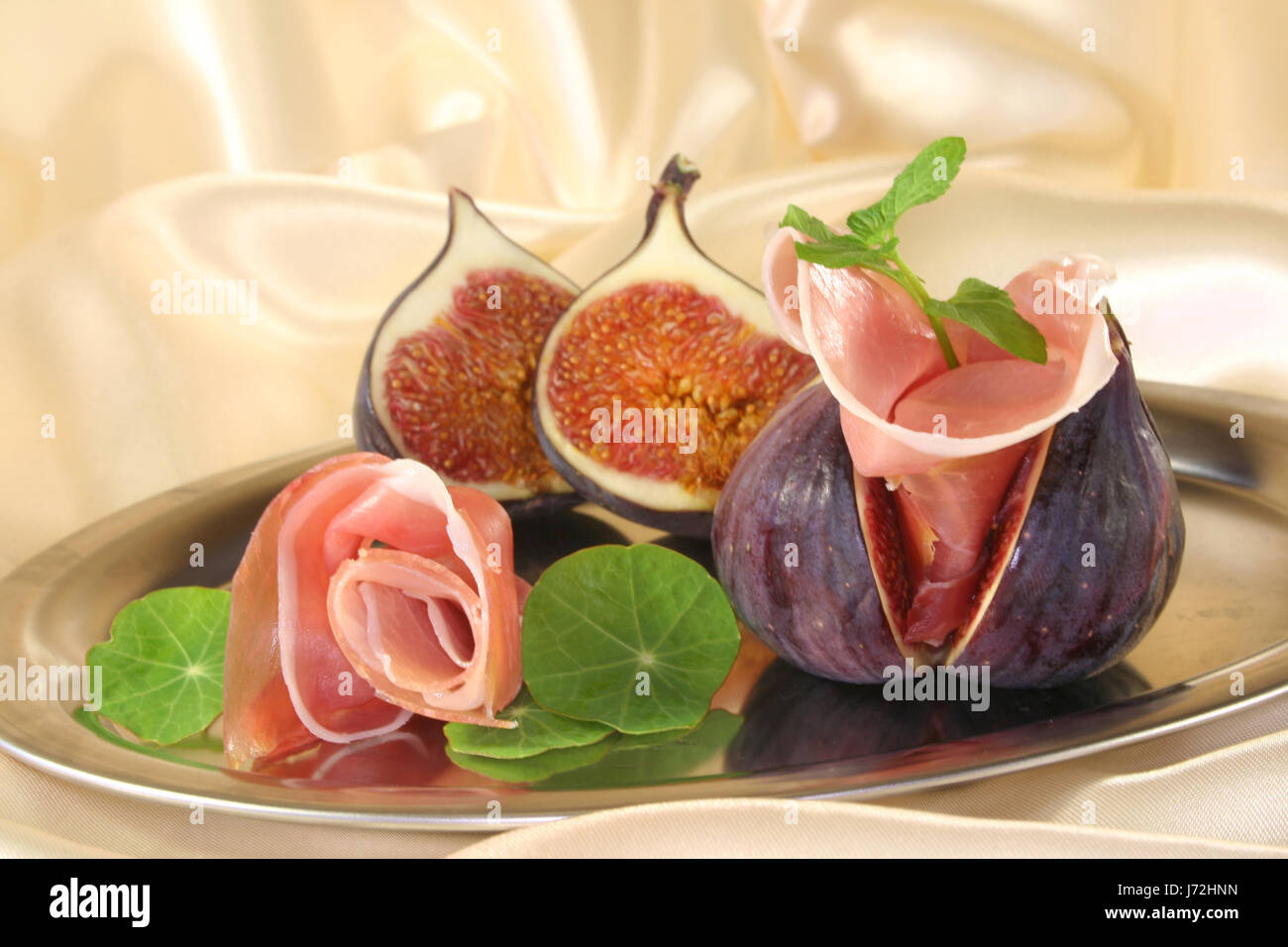 figs with ham Stock Photo - Alamy