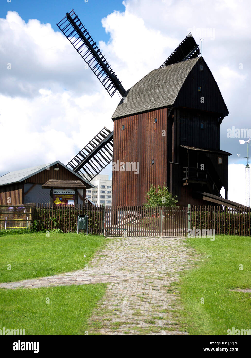 historical berlin germany german federal republic windmill detail ...