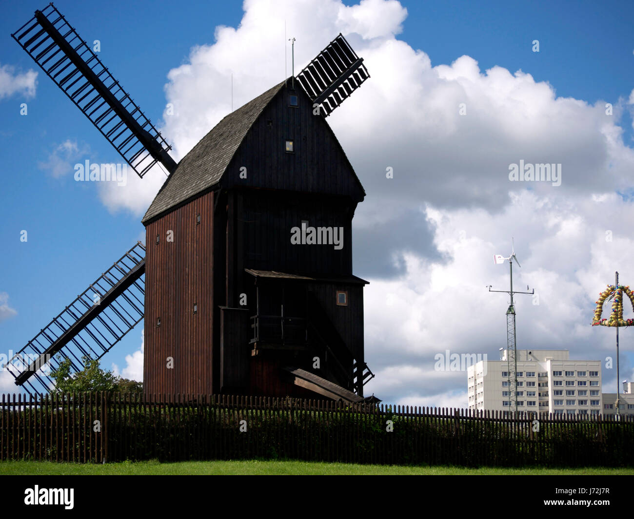 historical berlin germany german federal republic windmill detail ...