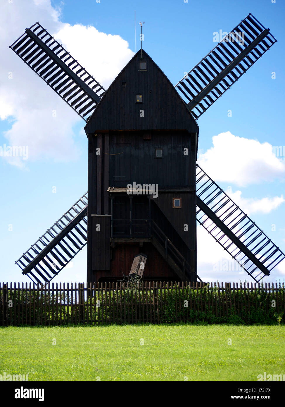 historical berlin germany german federal republic windmill detail ...