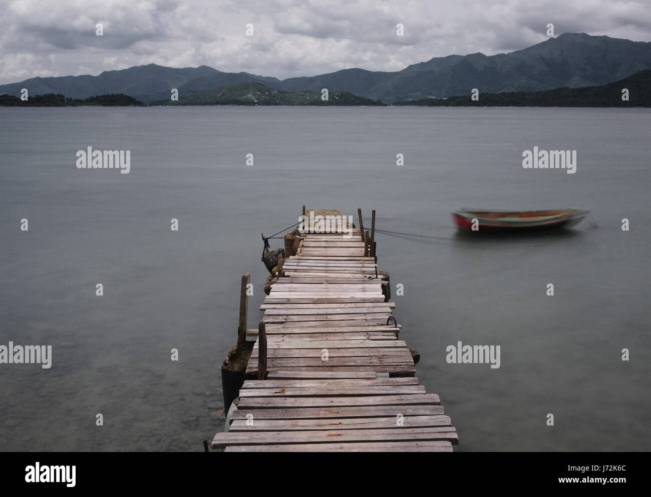 sad end pier boat alone lonely rowing boat sailing boat sailboat ...