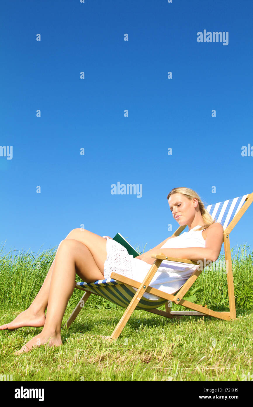 relaxing in the sun Stock Photo - Alamy