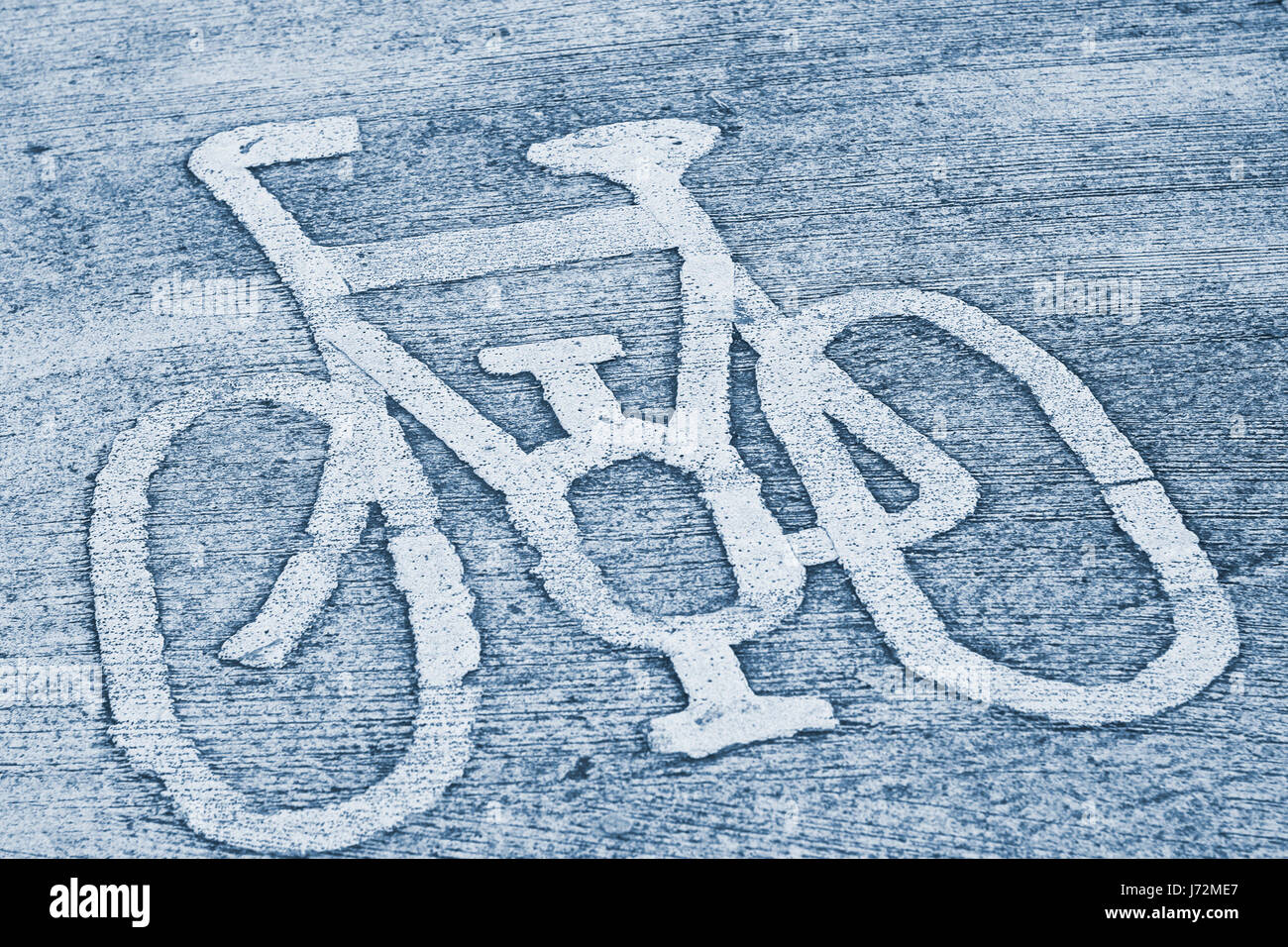 sign signal blue road bike bicycle cycle street sign signal travel ...