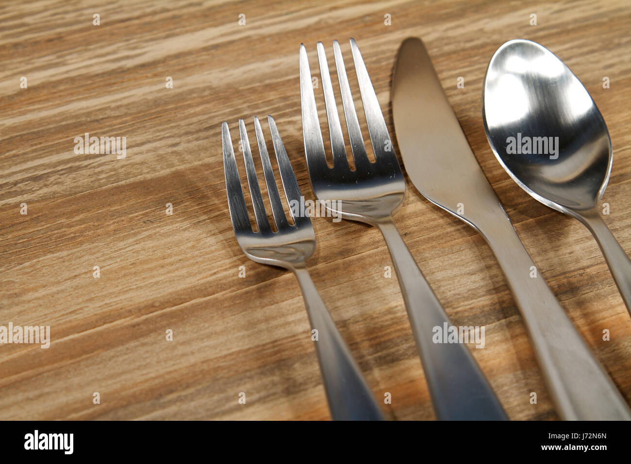 closeup silver kitchen cuisine food dish meal supper dinner silverware ...