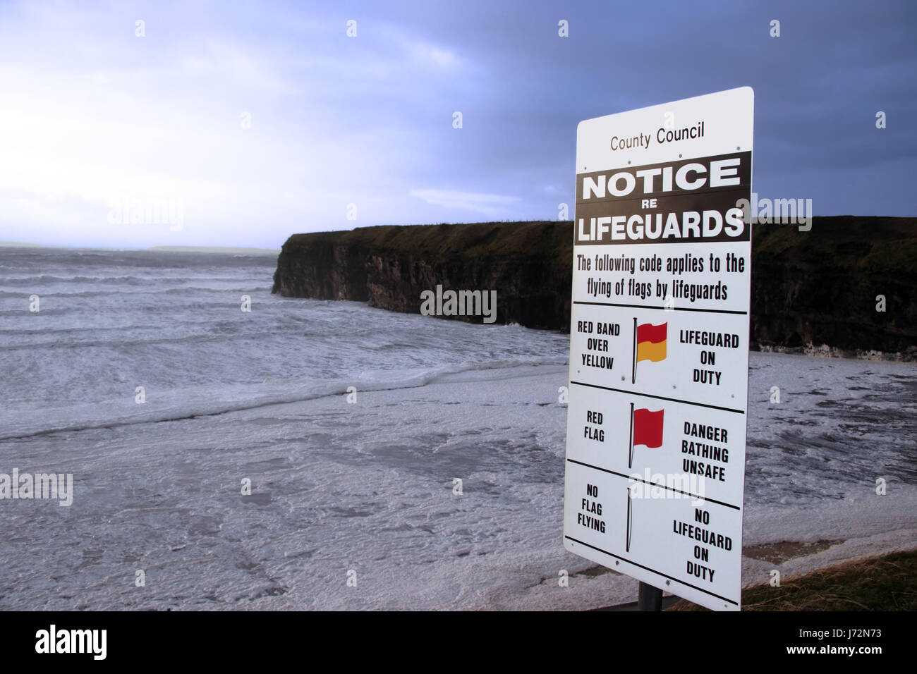 danger beach seaside the beach seashore caution ireland sign lifesaving ...