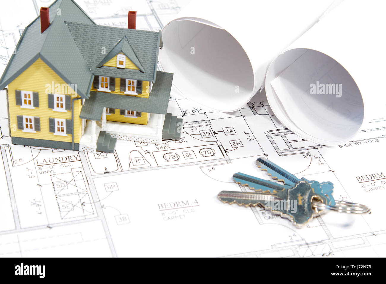 house building model design project concept plan draft style of ...
