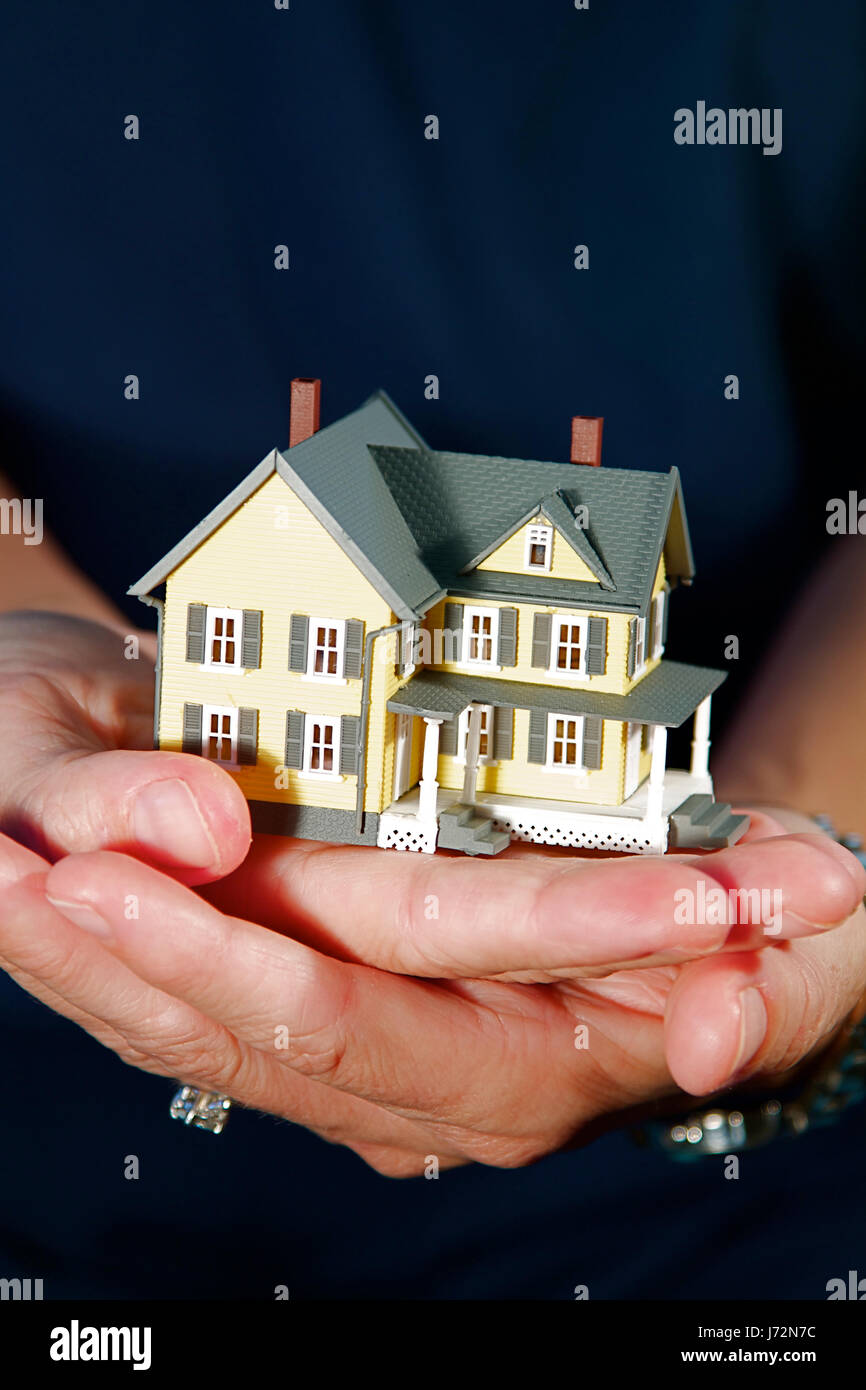 house building hand hands insurance protect protection possession ...