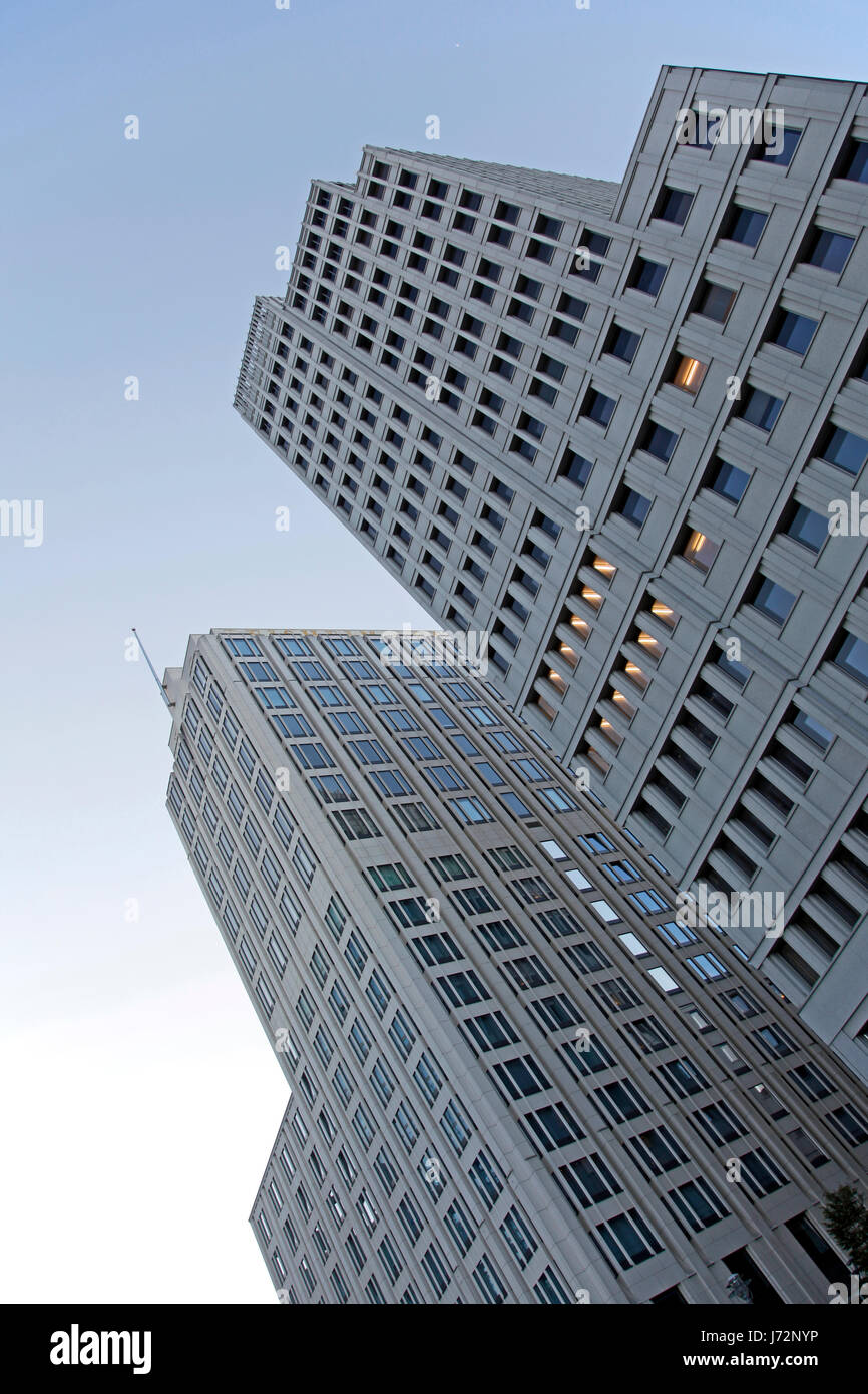 skycraper square facade style of construction architecture ...