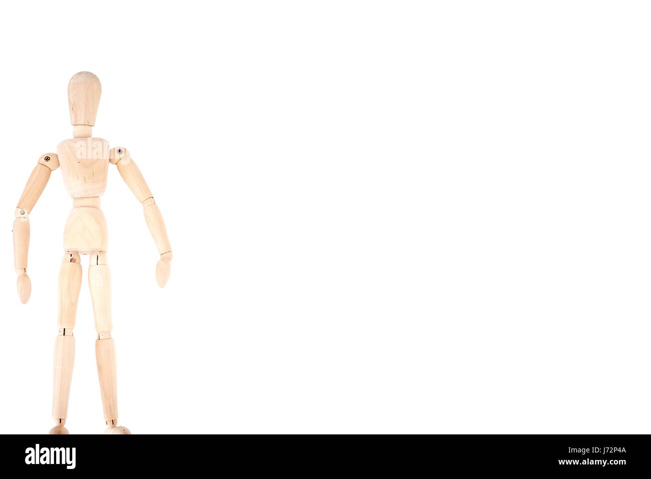 A studio photo of a wooden toy mannequin Stock Photo - Alamy