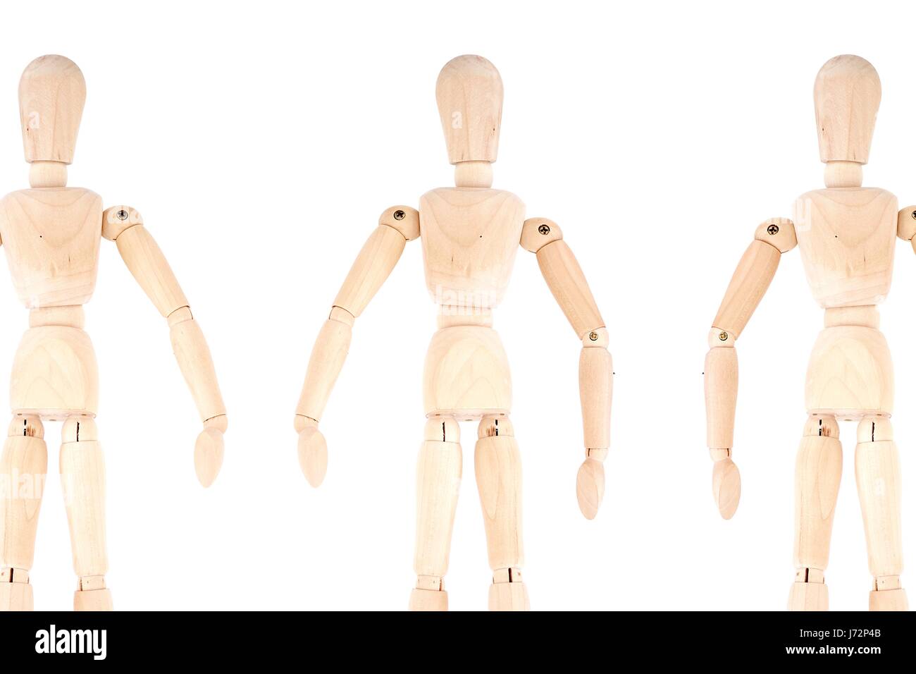 A studio photo of a wooden toy mannequin Stock Photo - Alamy