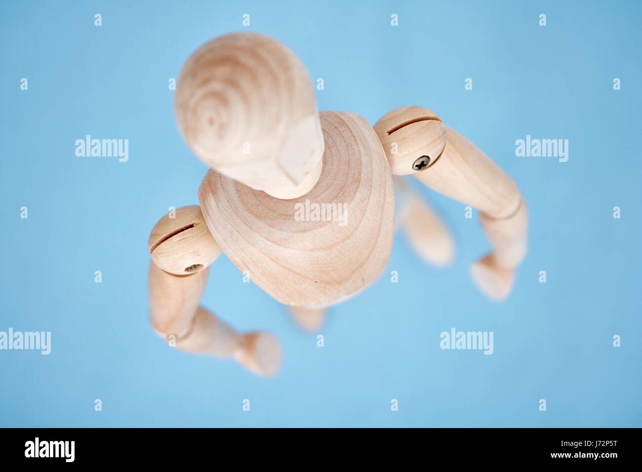 A studio photo of a wooden toy mannequin Stock Photo - Alamy