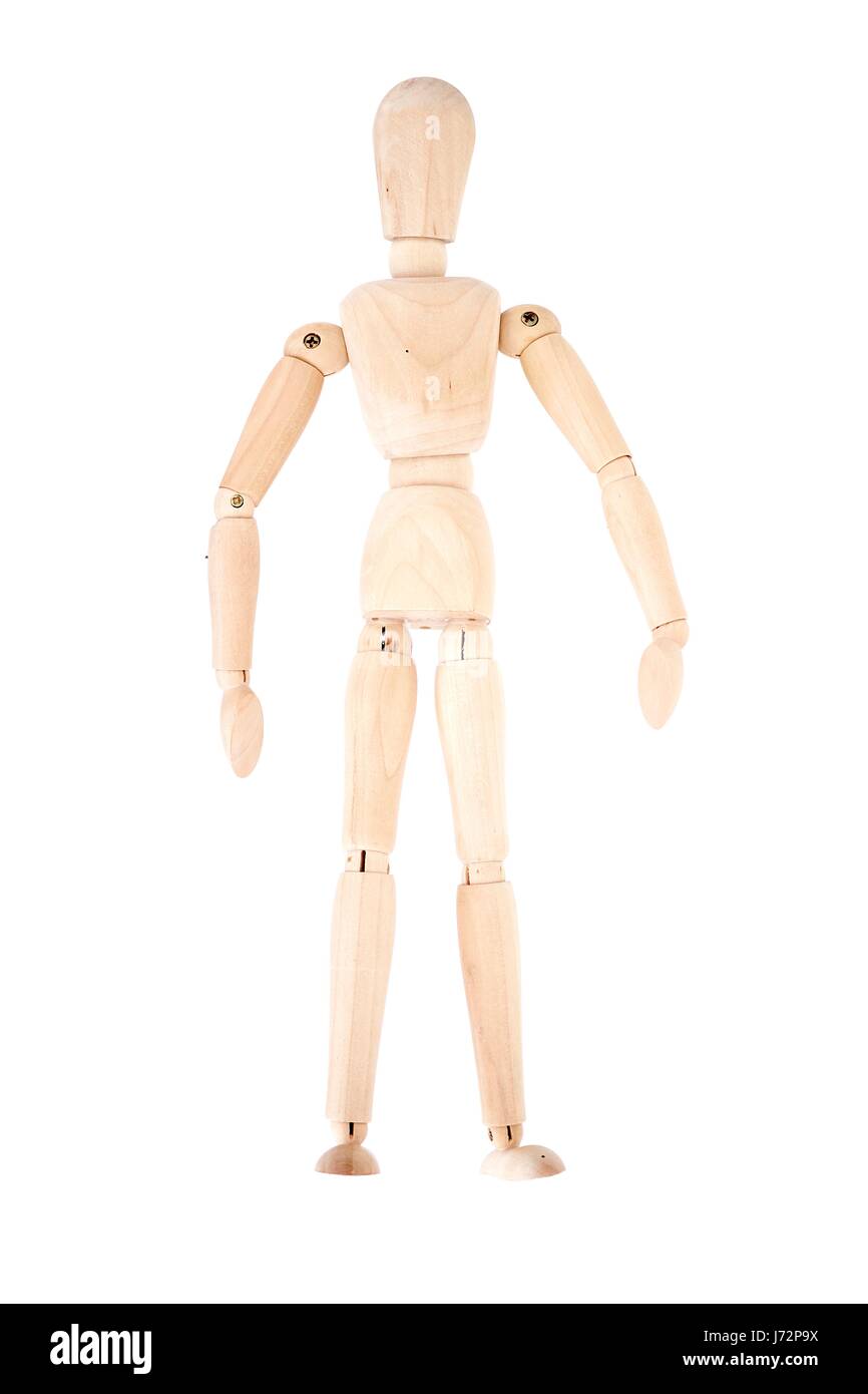 A studio photo of a wooden toy mannequin Stock Photo - Alamy